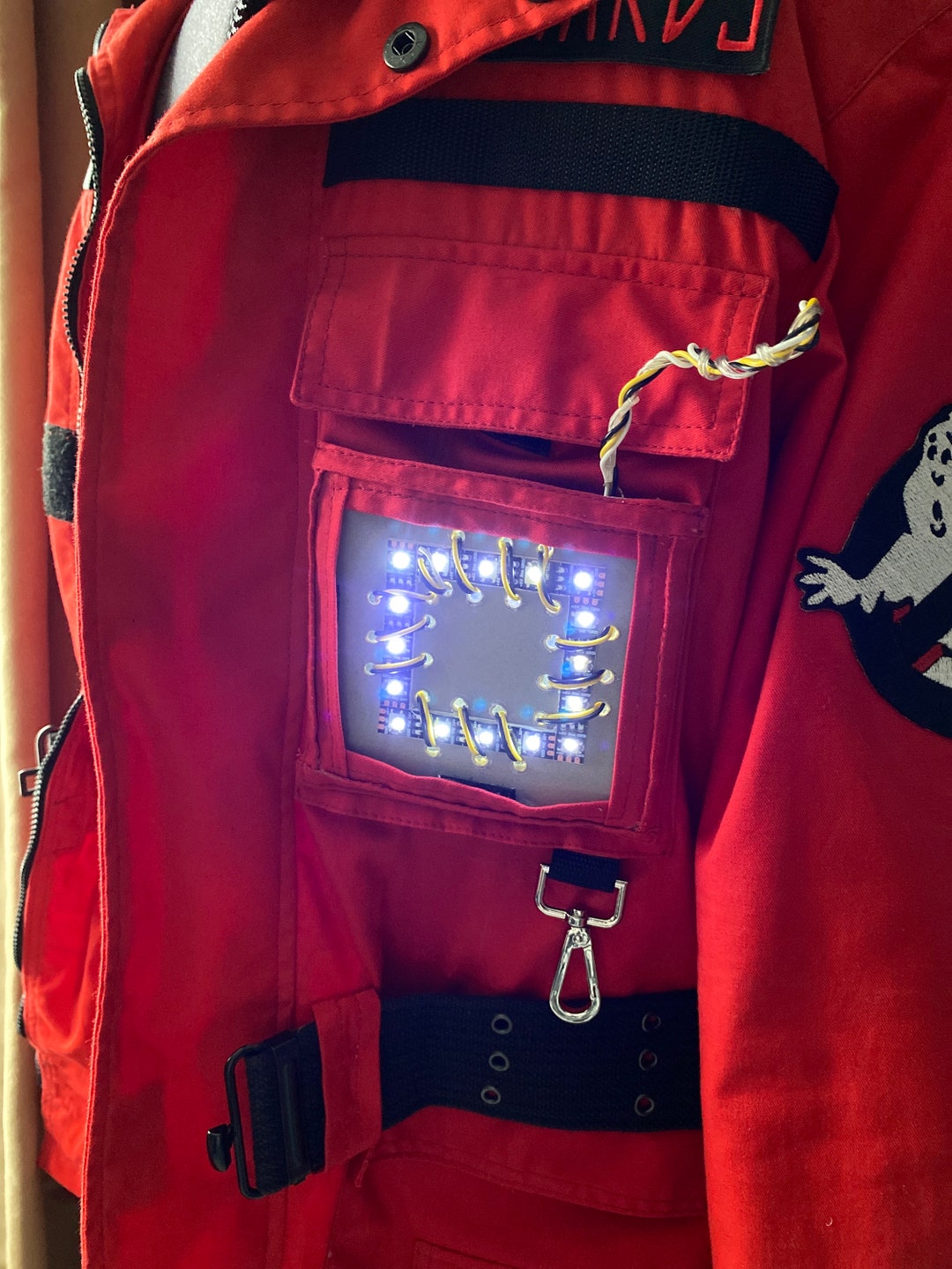 Pocket Gizmo Ghostbusters Red Jacket Square Light up Frozen Empire ...