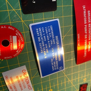 Proton Pack Vinyl Metallic Haslab Decal Stickers Waterproof Foil ...