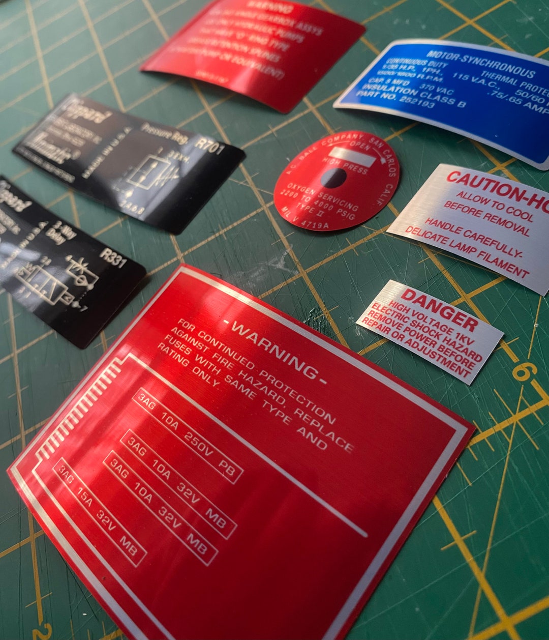 Proton Pack Vinyl Metallic Haslab Decal Stickers Waterproof Foil ...