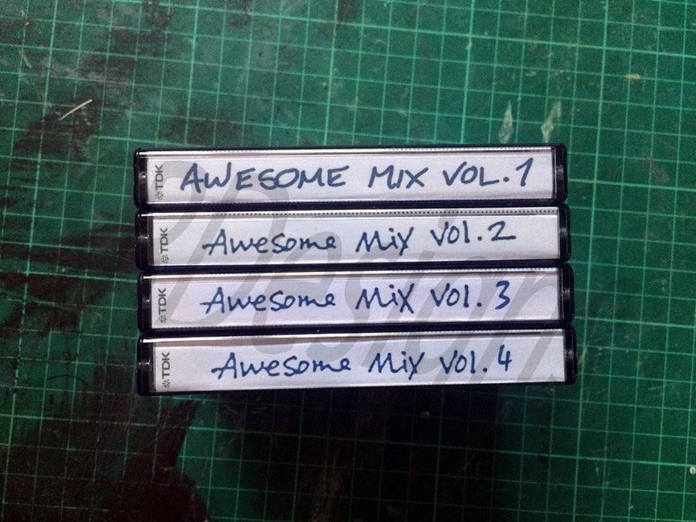 Awesome Mix Label Replicas for Cassette Tapes - Etsy UK
