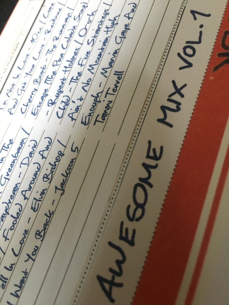 Awesome Mix Label Replicas for Cassette Tapes - Etsy UK