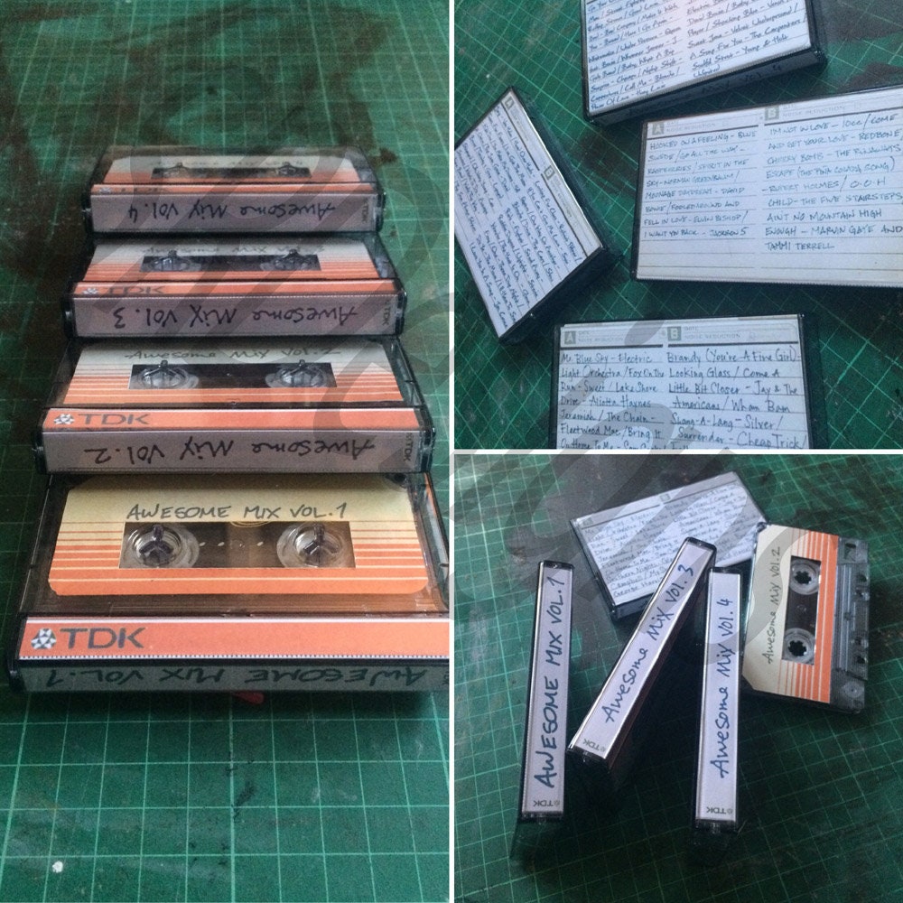 Awesome Mix Label Replicas for Cassette Tapes - Etsy UK