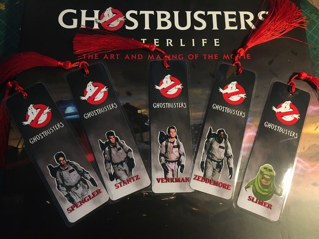 Ghostbusters Inspired Bookmarks Proton Pack Card Markers - Etsy