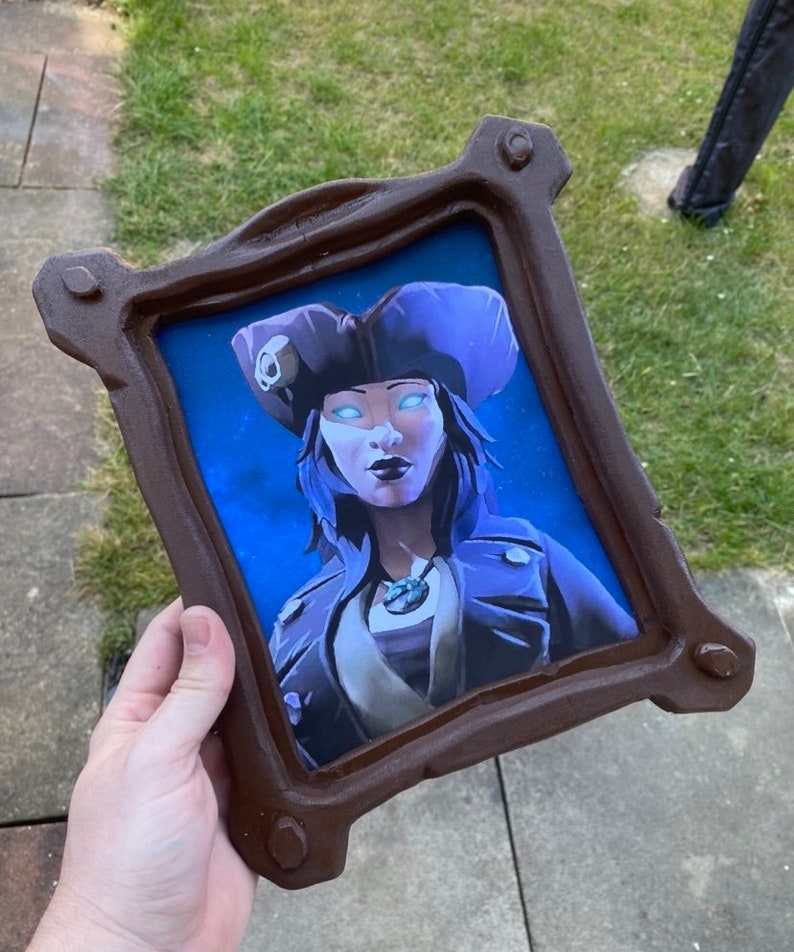 Sea of Thieves Style Framed Canvas Pirate Portrait - Character or ...