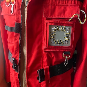 Pocket Gizmo Ghostbusters Red Jacket Square Light up Frozen Empire Ghostbuster Prop Replica ...