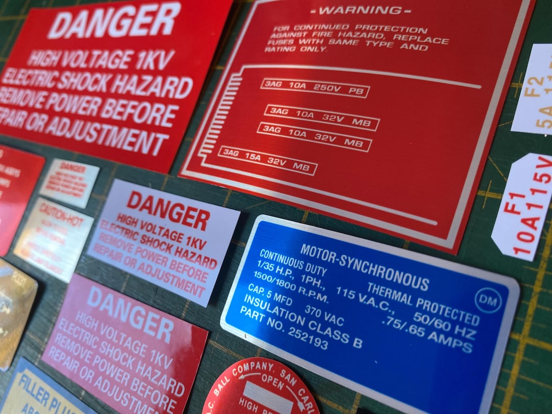 Proton Pack Vinyl Metallic Haslab Decal Stickers Waterproof Foil ...