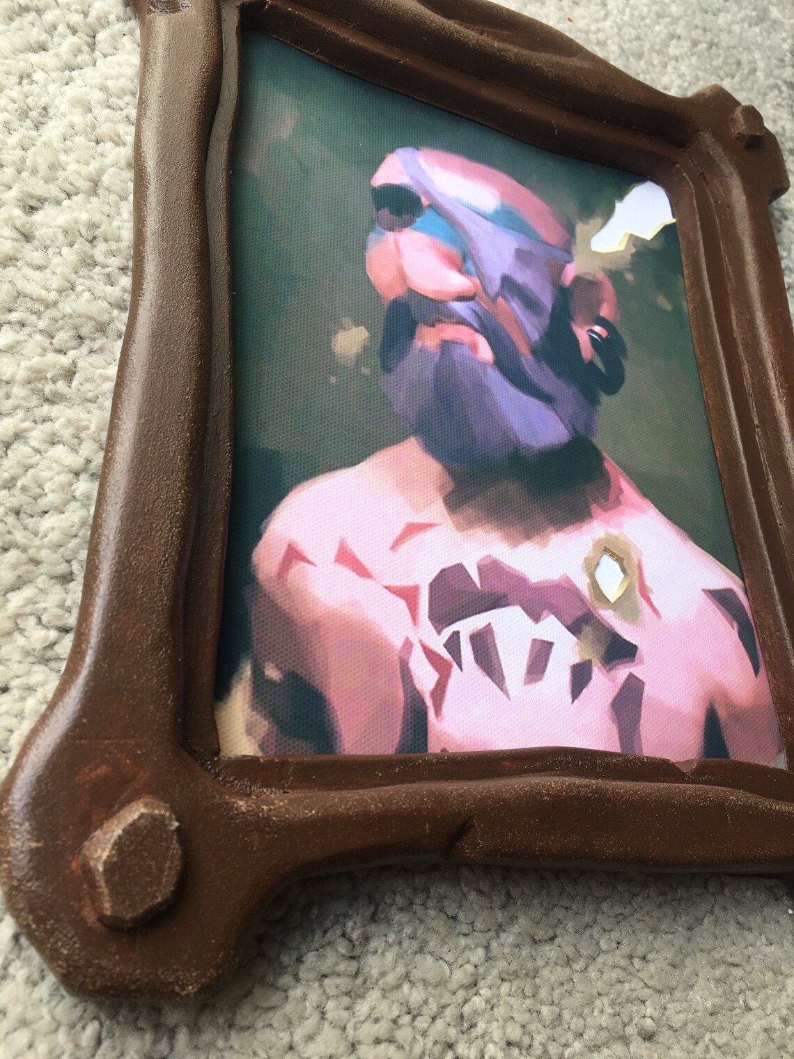 Sea of Thieves Style Framed Canvas Pirate Portrait Character - Etsy