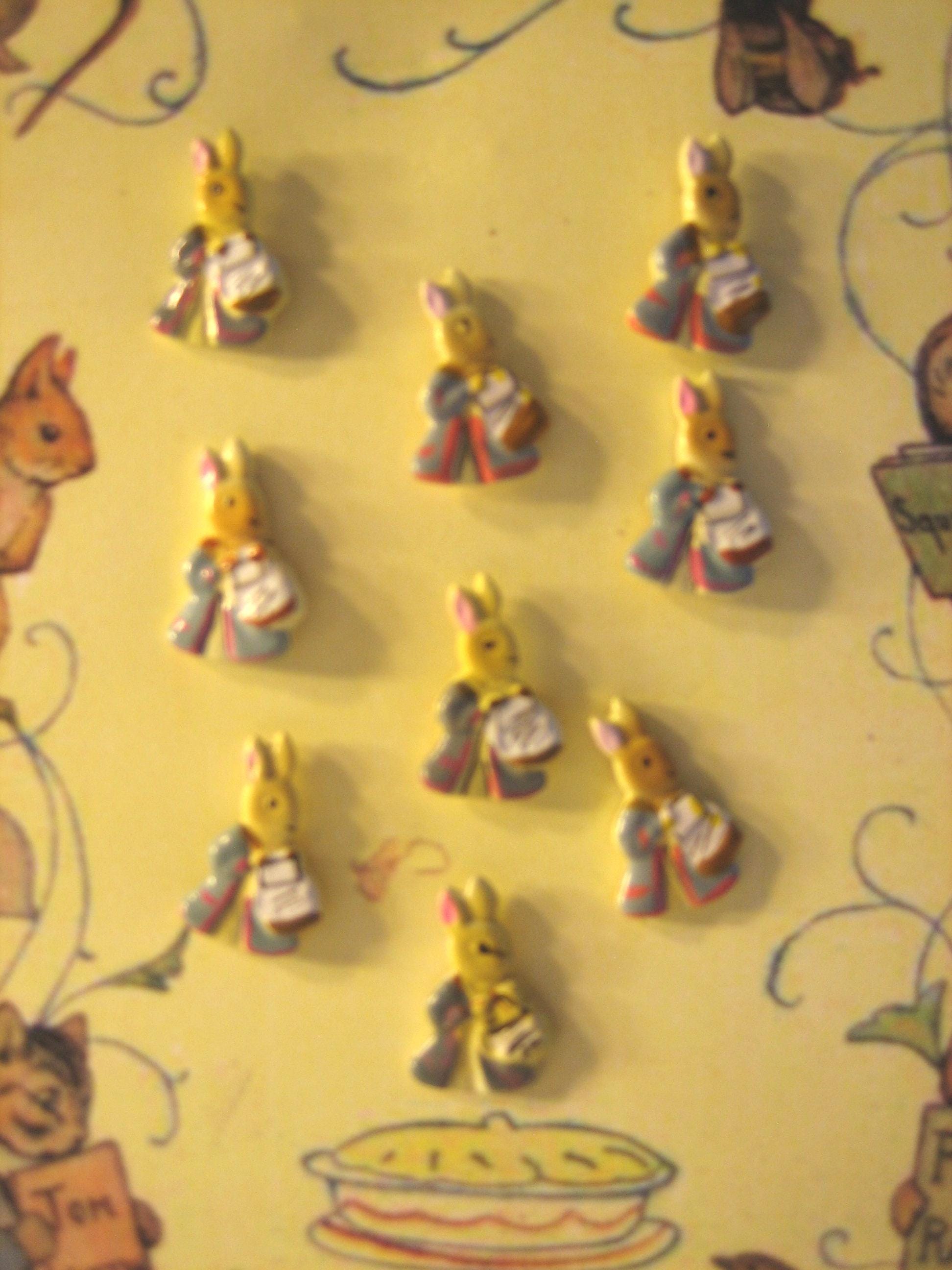 Beatrix Potter Blue Coat Bunny Postman With Post Bag, Set of 9 ( JHB 10 ...