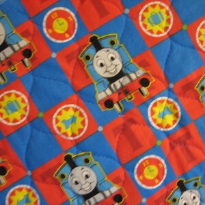 Quilted Thomas the Tank Engine Fabric Panel ( 2005 ) VIP by Cranston - Etsy