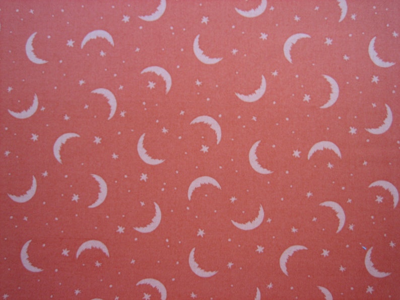 Goodnight Moon Orange Background Pale Orange Moon by the - Etsy