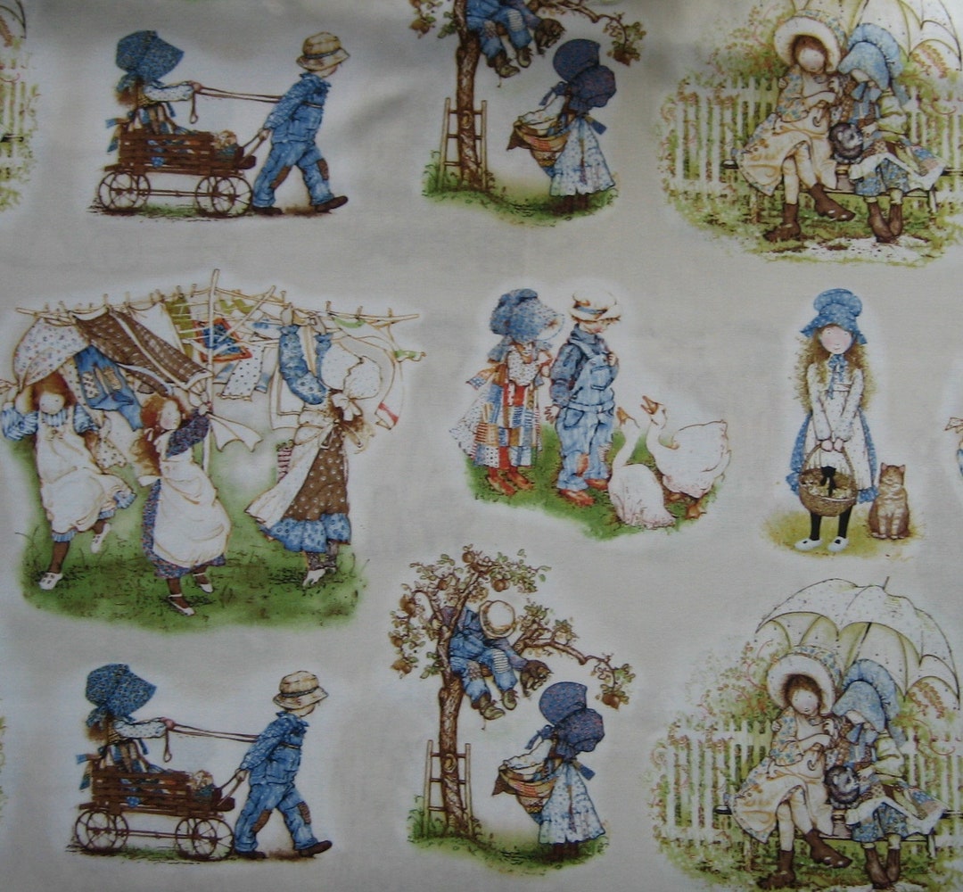 Holly Hobbie Fabric, Character Scenes Fabric, 2009 by Quilting ...