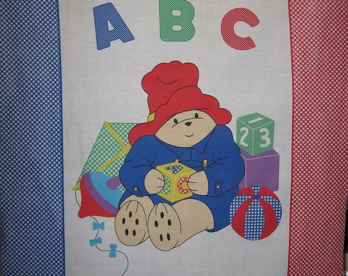 Michael Miller Alphabet ABC Blocks Panel PATT C-1313 3 Full Alphabets ...