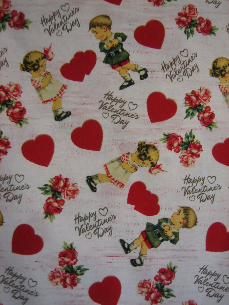 Happy Valentines Day David Textiles INC BTHY - Etsy