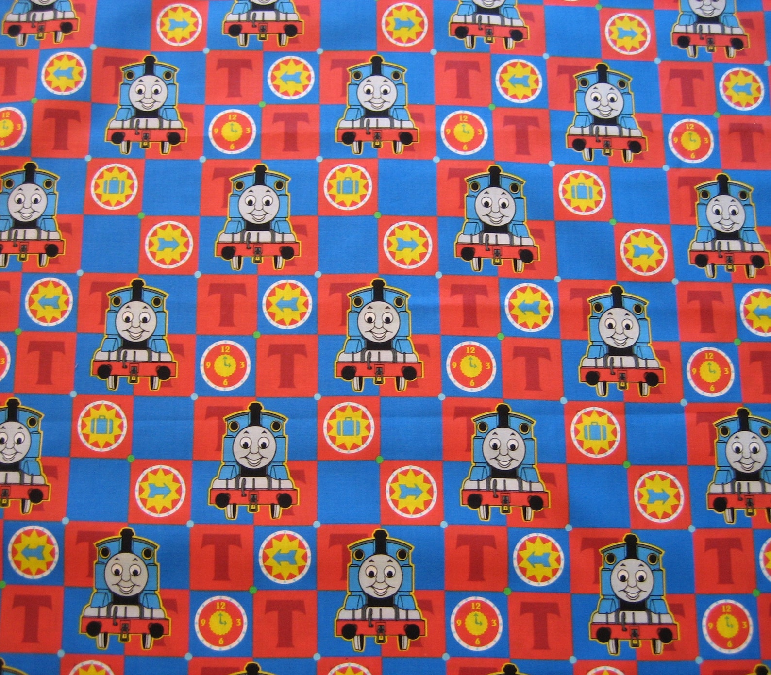 Thomas the Tank Engine Fabric 2005 Gullane Ltd VIP by | Etsy