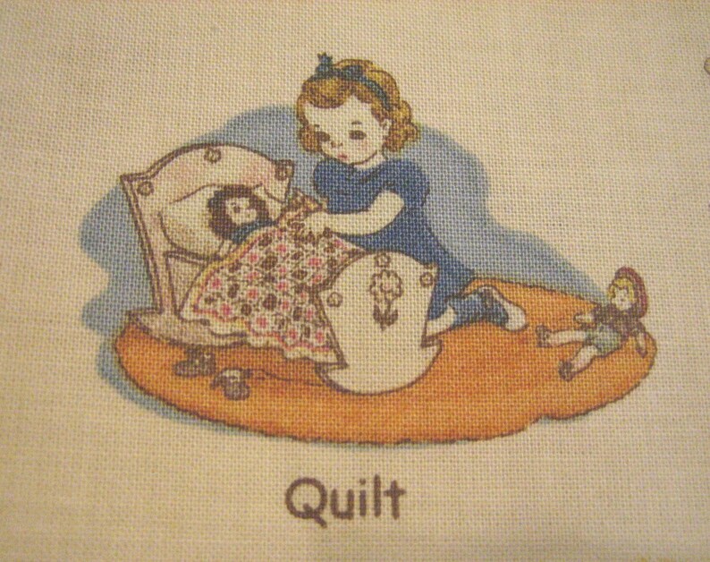 Fabric Words and Pictures : 26 Letters by Chloe's Closet for Moda ( 18 ...