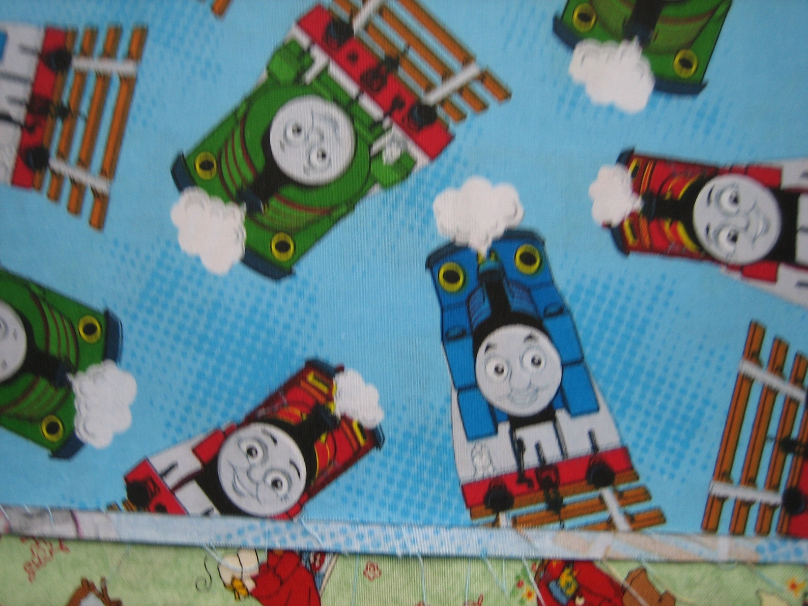 Thomas the Tank Engine & Friends Cotton Fabric 2014, Gullane Ltd, VIP ...