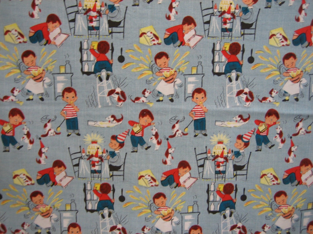 Michael Miller Fabric Little Chef CX- 5243 ( 17 X 44 Inches ) - Etsy