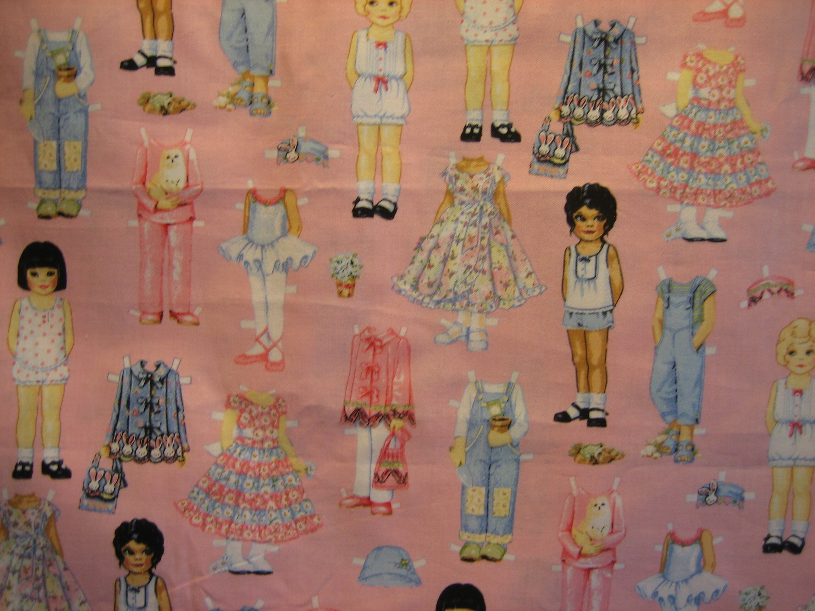 Paper Dolls by Patty Reed Design 2004 for Fabric Traditions - Etsy 日本