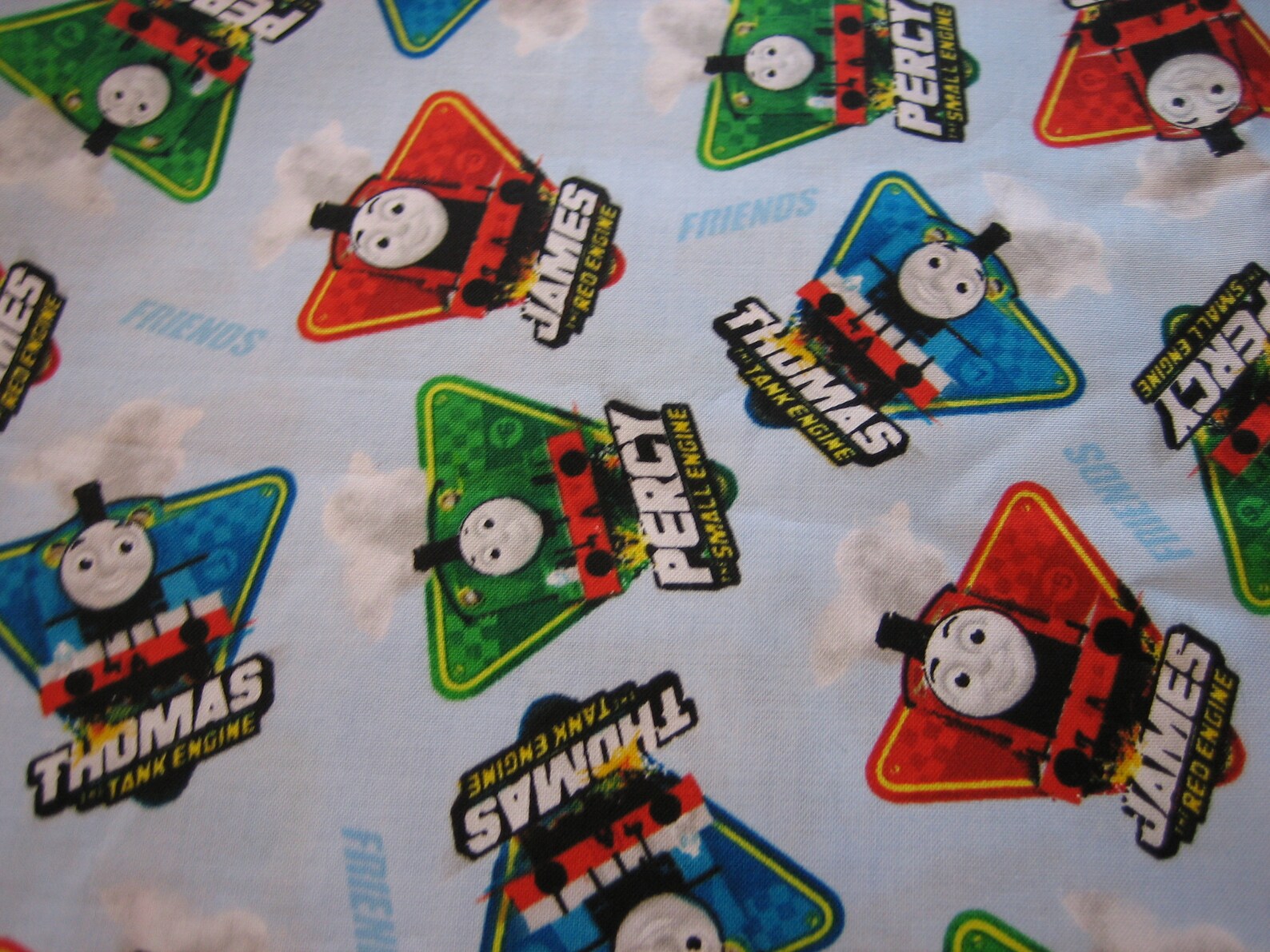 Thomas the Tank Engine Fabric Quilting Treasures 2014 Gullane | Etsy