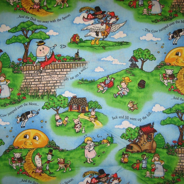 Mother Goose Fabric - Etsy