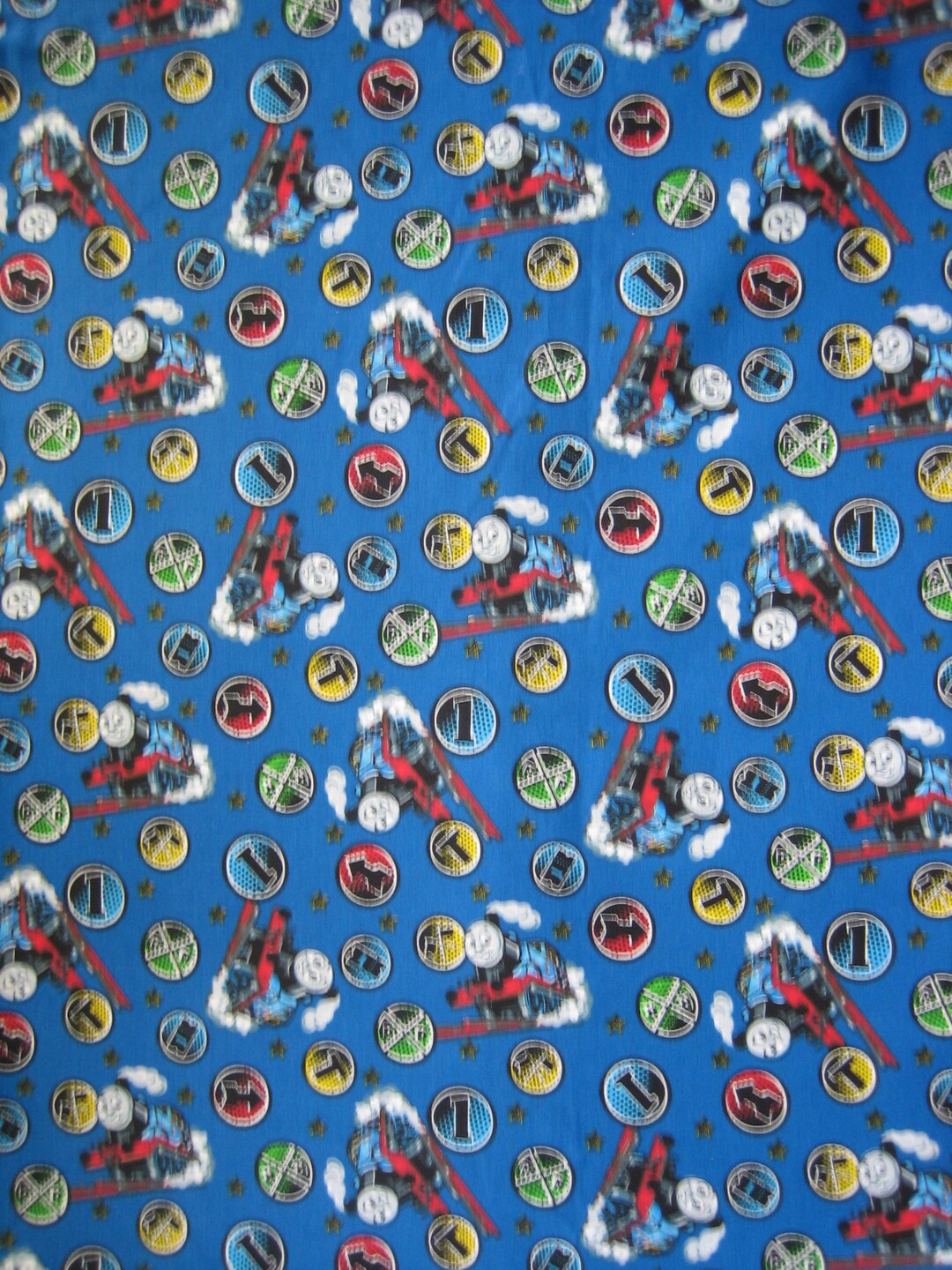 Thomas the Tank Engine & Friends Cotton Fabric 2008, Gullane Ltd, VIP ...