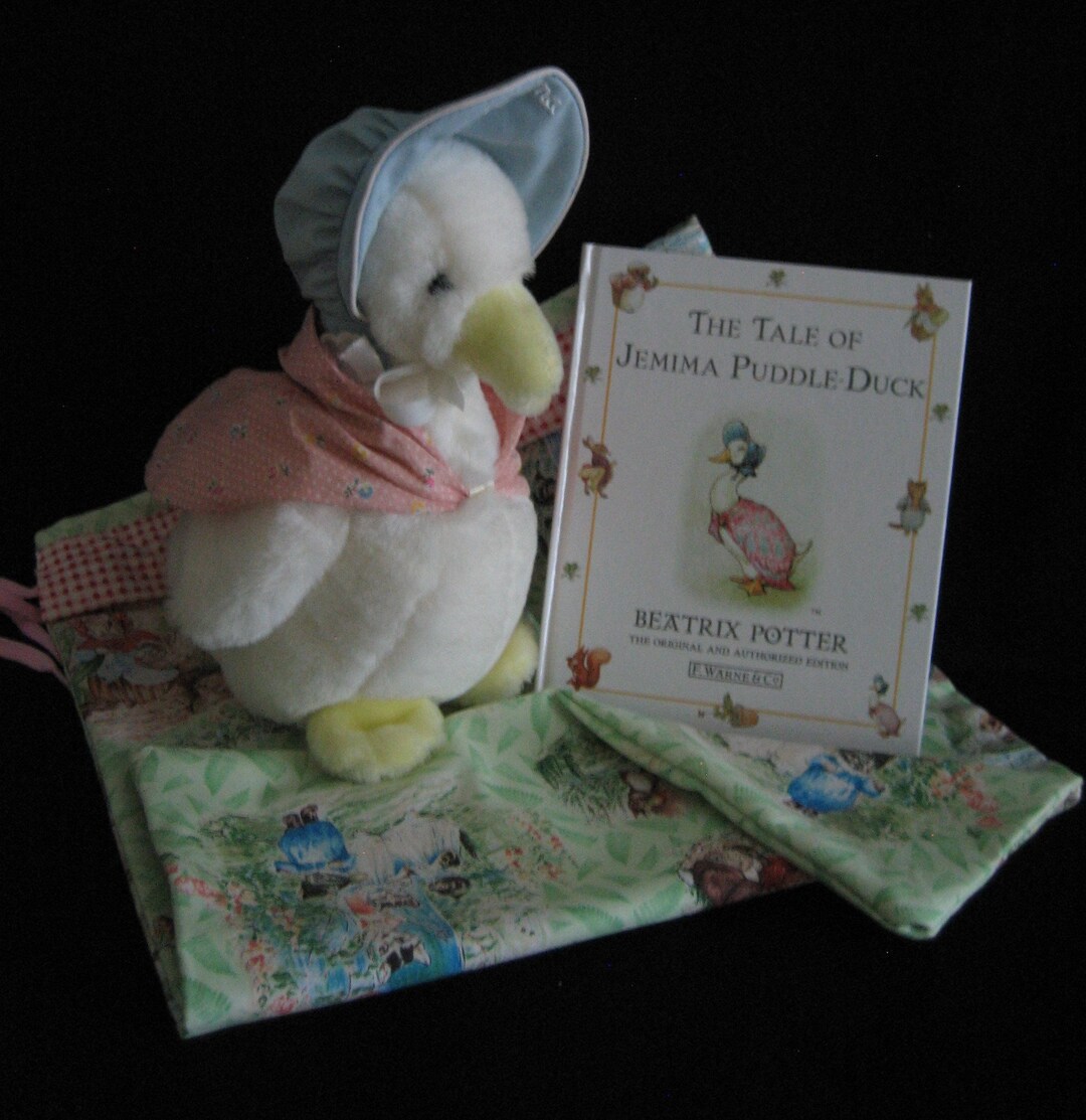 Vintage Eden "jemima Puddleduck" Plush Toy ( 1980's ), Vintage Book ...