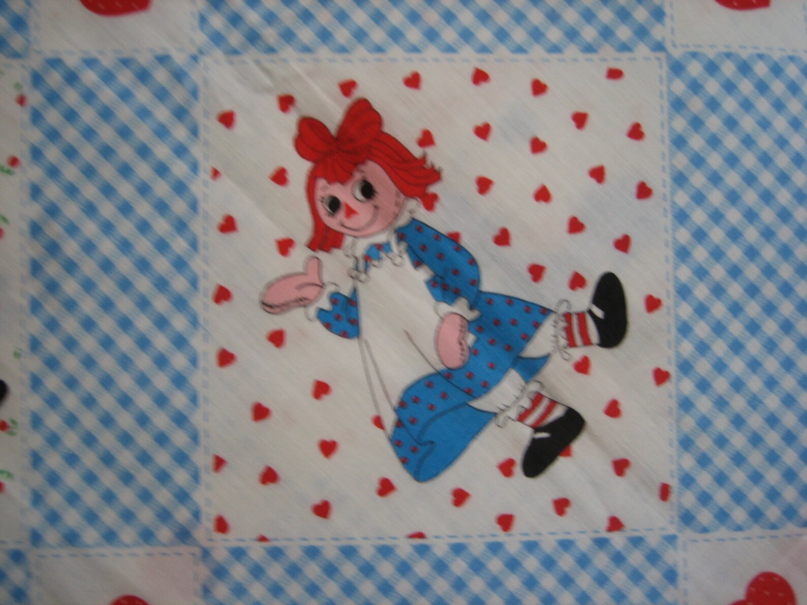 Vintage Raggedy Ann & Andy Fabric Spring Mills Inc. - Etsy