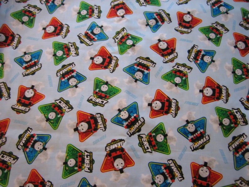 Thomas the Tank Engine Fabric Quilting Treasures 2014 Gullane - Etsy