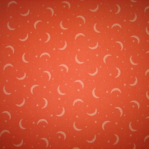 Goodnight Moon Orange Background , Pale Orange Moon Quilting Treasures ...