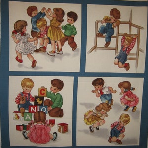 Play All Day Panel BLUE by American Jane Patterns Sandy Klop for Moda ...