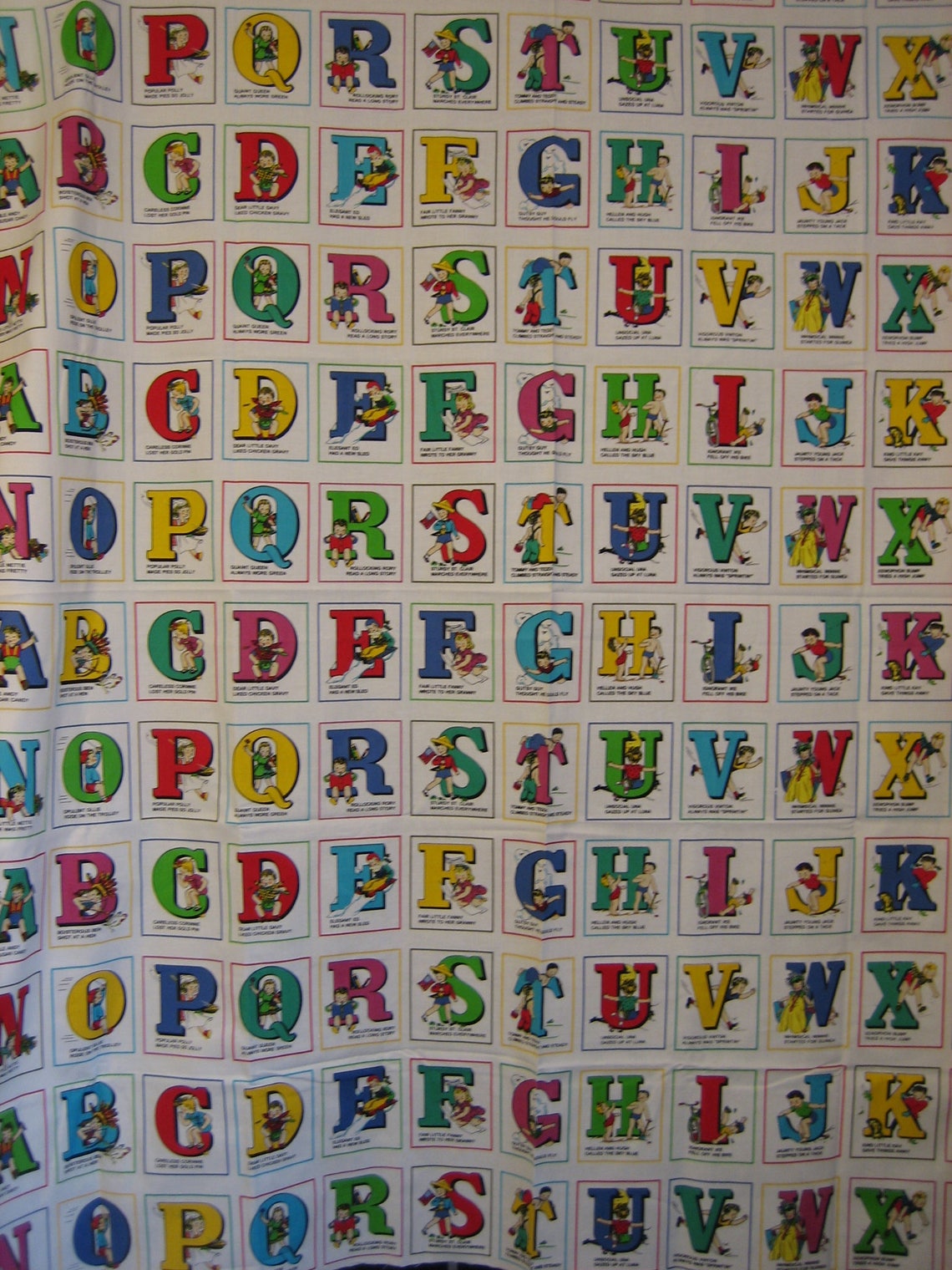 Michael Miller Alphabet ABC Blocks Panel PATT C-1313 - Etsy