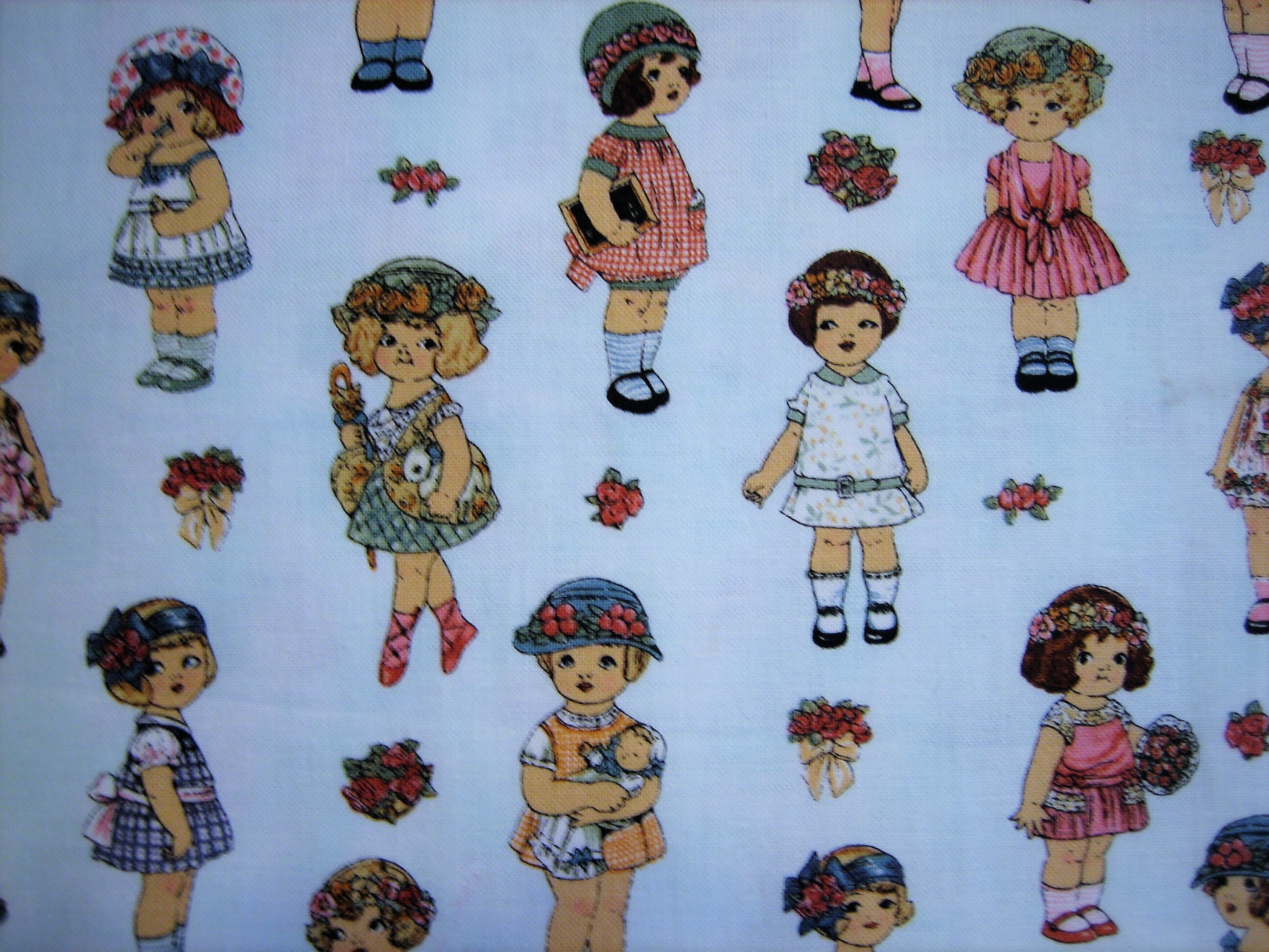 Windham Fabrics Paper Dolls Pattern 28118-2 Ice Blue - Etsy