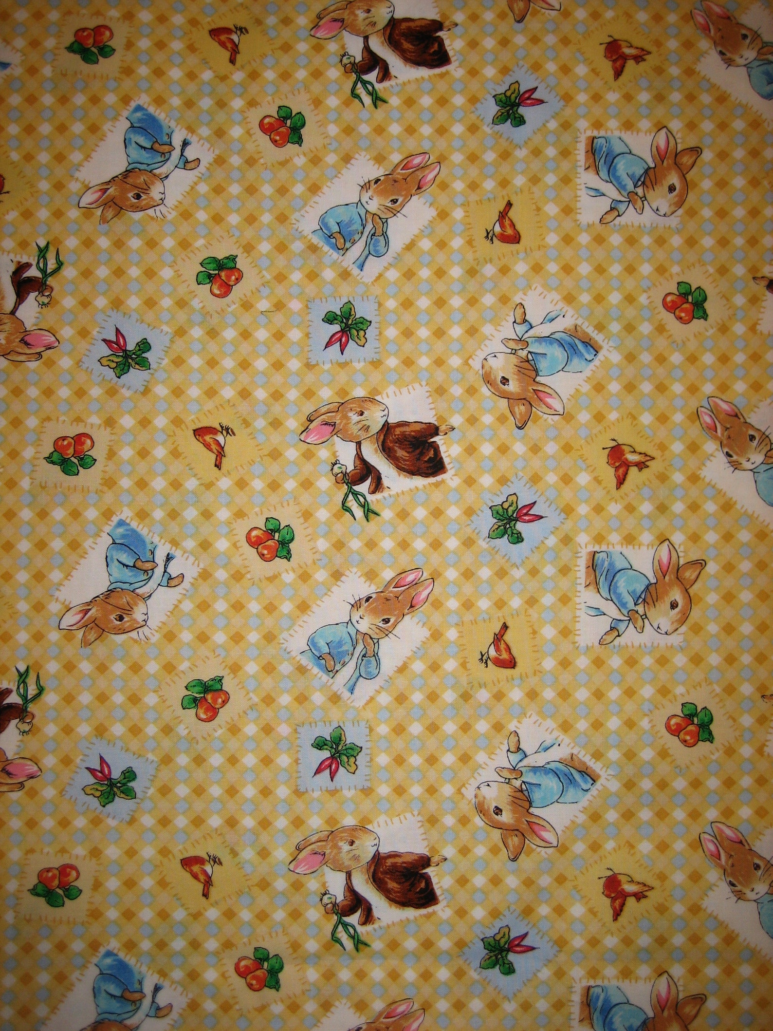 Peter Rabbit and Benjamin Beatrix Potter Fabric ( 18 X 44 Inches ) - Etsy