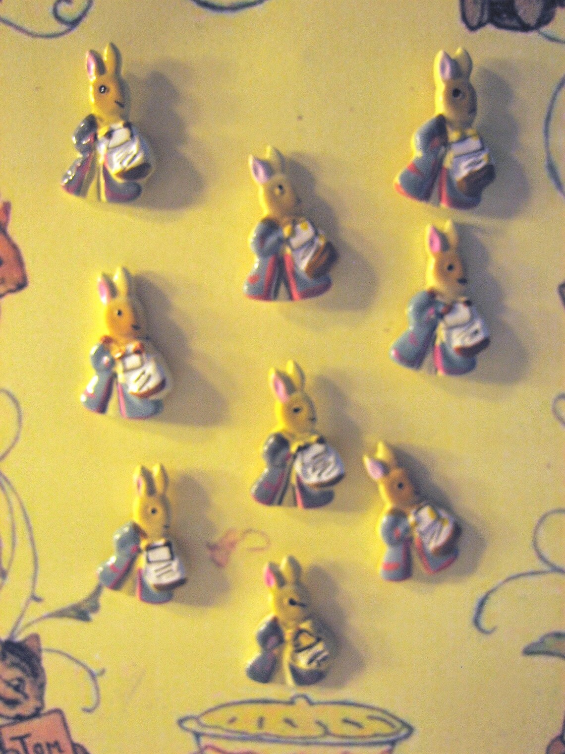 Beatrix Potter Blue Coat Bunny Postman With Post Bag, Set of 9 ( JHB 10 ...