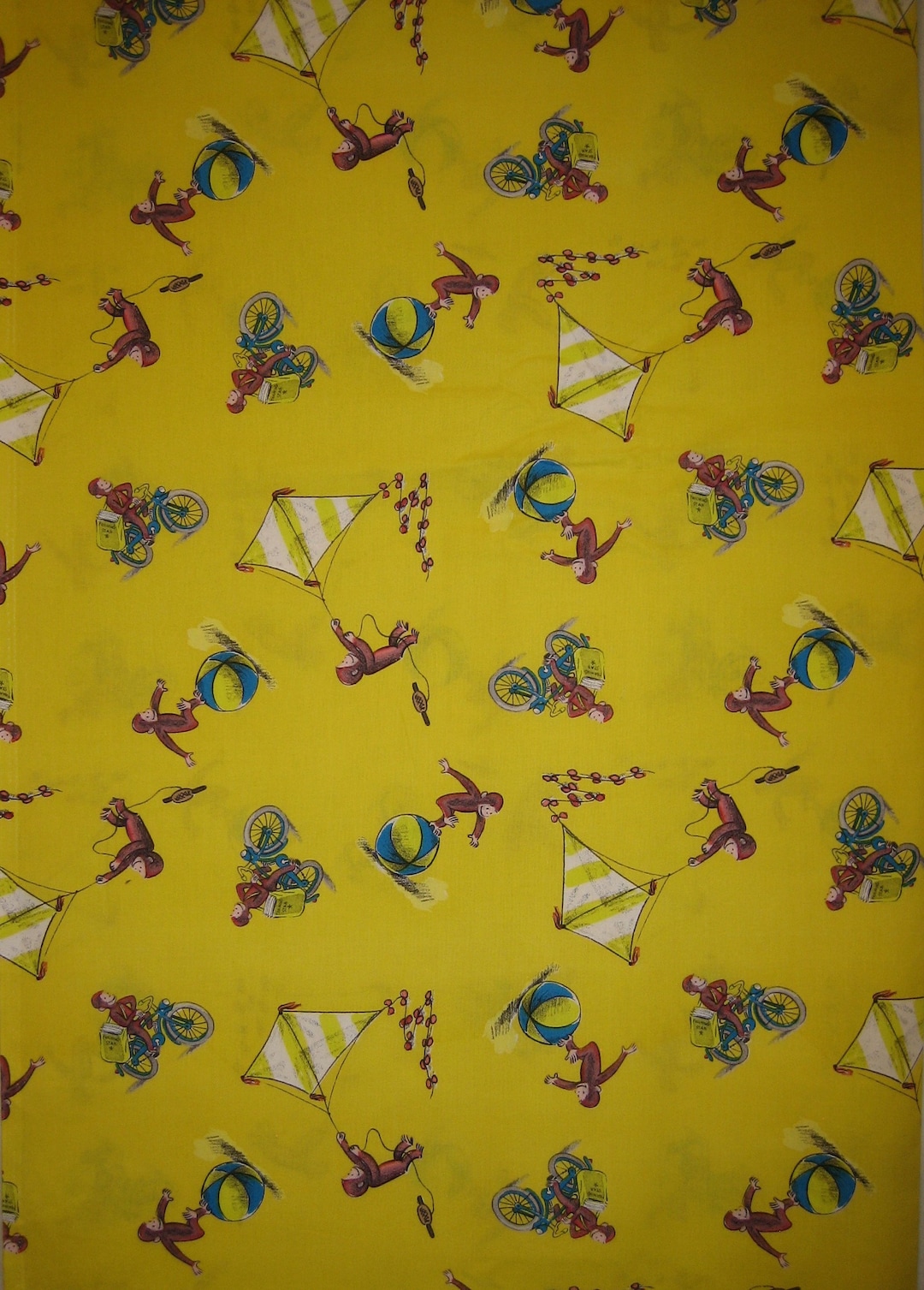 Curious George Fabric, CP 54058 Delivering Papers, Springs Creative ...