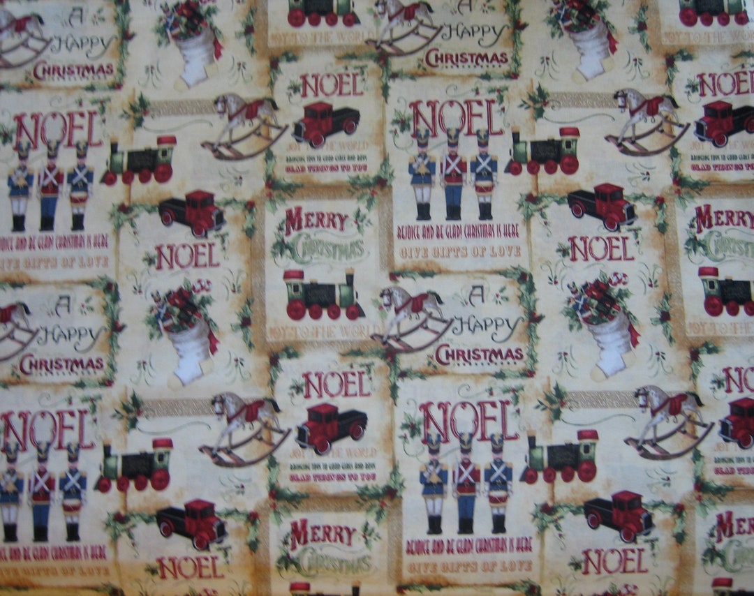 Susan Winget, Vintage Toy Shop Patch, CP50015, on Cream Background ( 18 ...