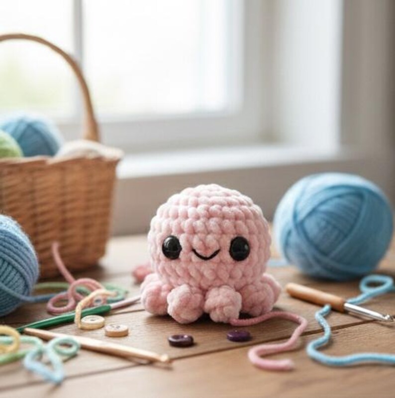 No-sew Baby Octopus Crochet Pattern: Squishy Amigurumi PDF - Etsy