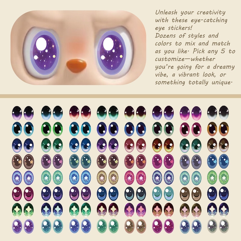 Labubu Eyes Replacement - Etsy