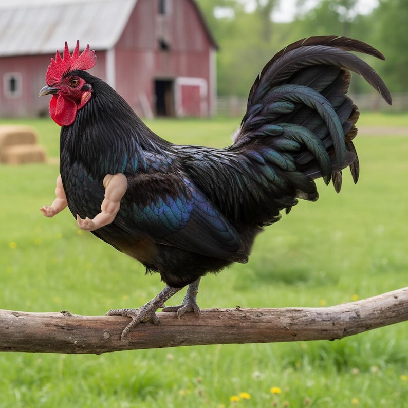 3D Printed Chicken Hens - Chicken Arms With Gun- Poultry Photo Props - Etsy