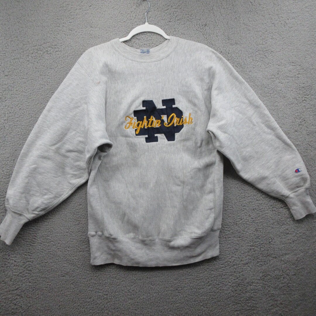 Notre Dame Champion Reverse Weave Fighting Irish Vintage Sweatshirt ...