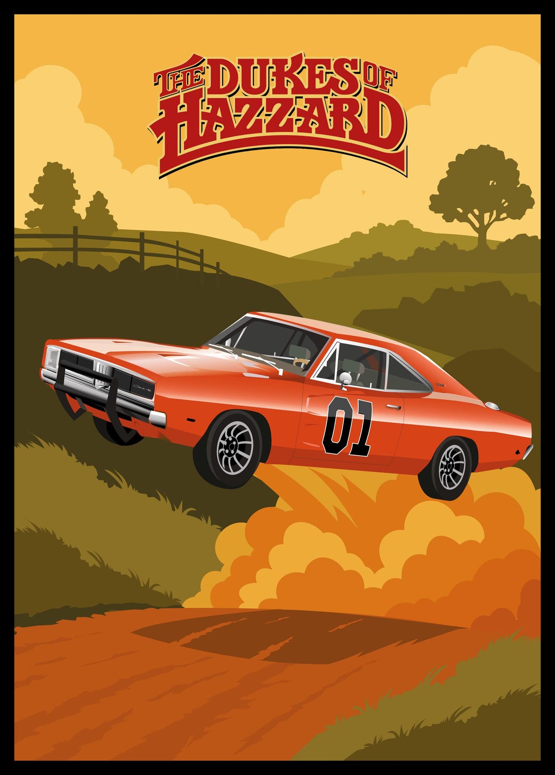 Dukes of Hazard "general Lee" Flying!! - Etsy