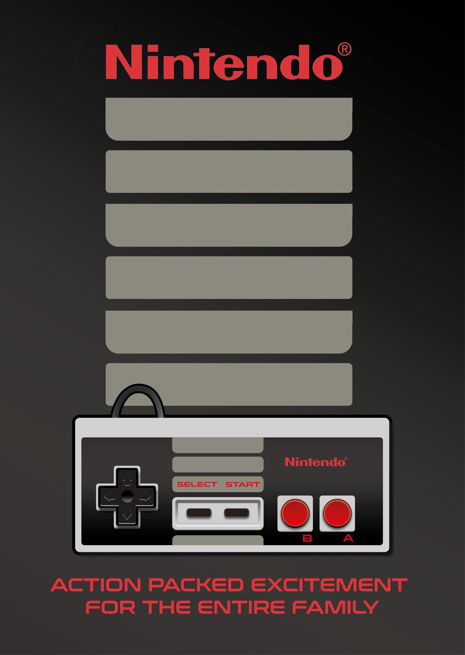 Nintendo NES Controller Poster - Etsy
