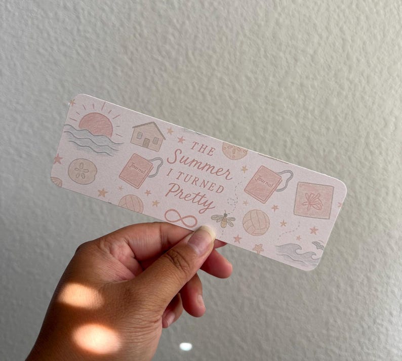The Summer I Turned Pretty Bookmark | Coastal-beach Cardstock Bookmark ...