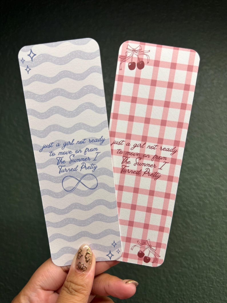 The Summer I Turned Pretty Inspired Bookmarks| TSITP, Team Conrad ...