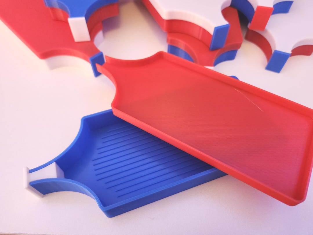 Independence Trays ~ "the Patriot" Style (random Color Set) - Etsy