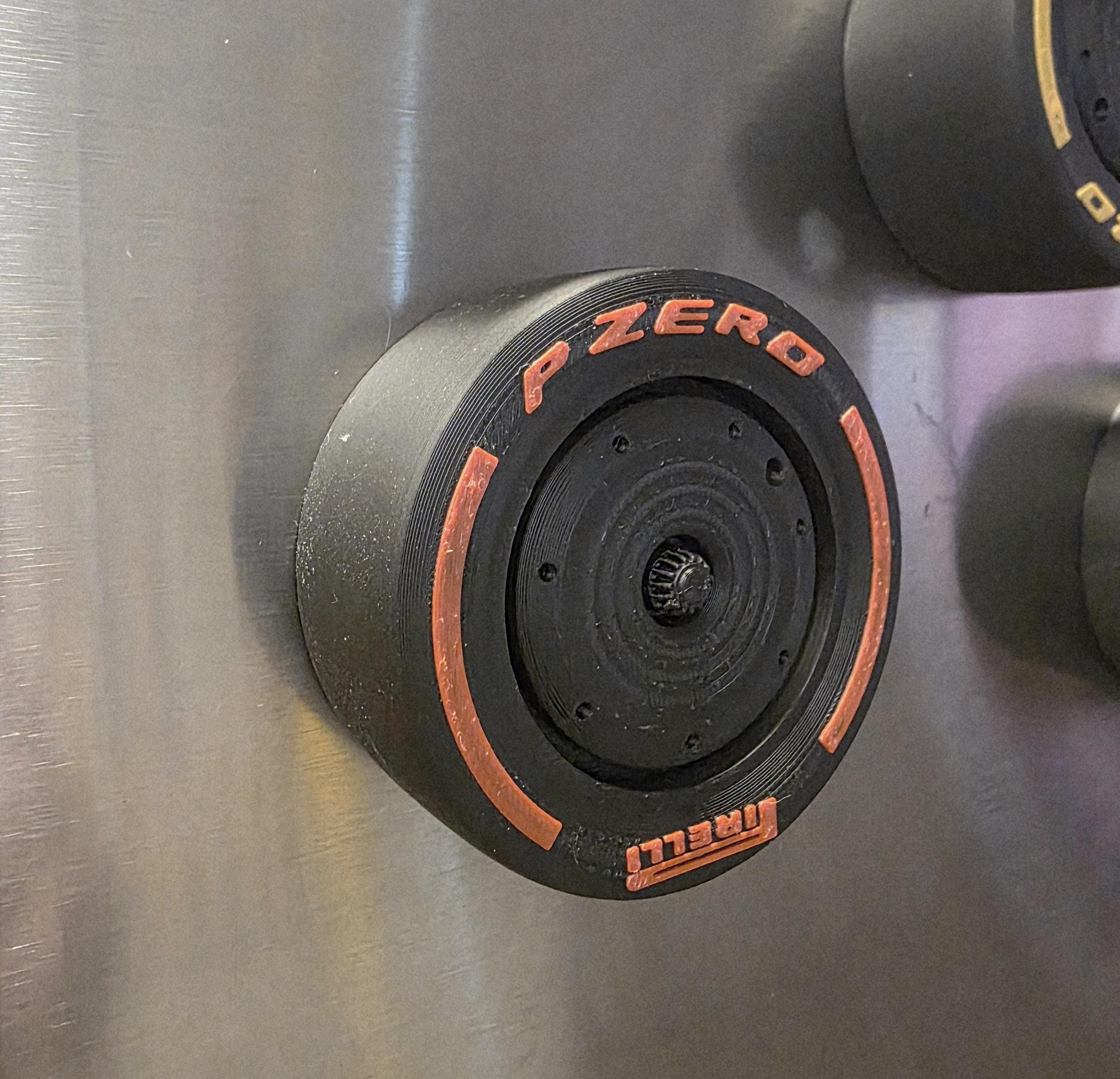 F1 Racing Tire Fridge Magnets | Motorsport-inspired 3D Printed Gift - Etsy