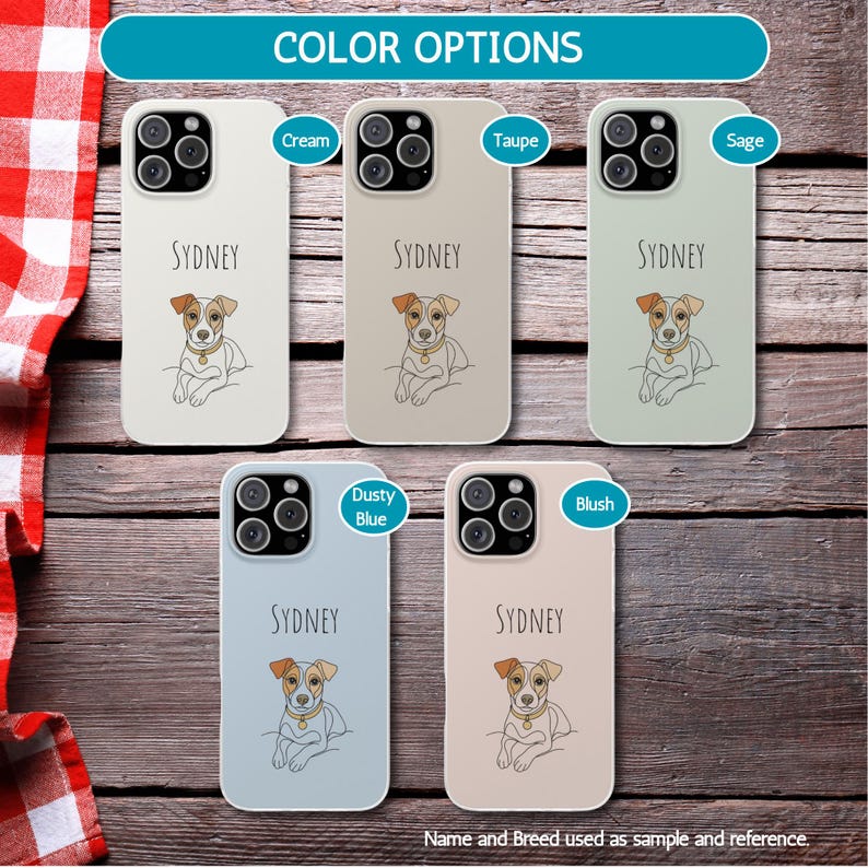 Custom Jack Russell Line Art Phone Case: Personalized Dog Portrait - Etsy