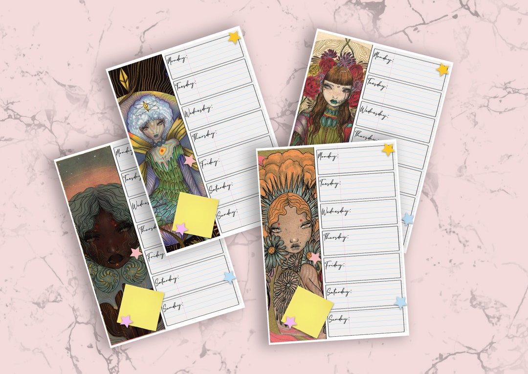Fantasy Themed Weekly Planner Printable to Do List - Print at Home ...