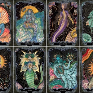 Mermaid Oracle Deck, the Mermaid’s Purse Oracle Deck, Mermaid Art ...