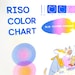 Riso Color Chart Poster | the Last Supper - Flo Pink, Blue, Sunflower ...